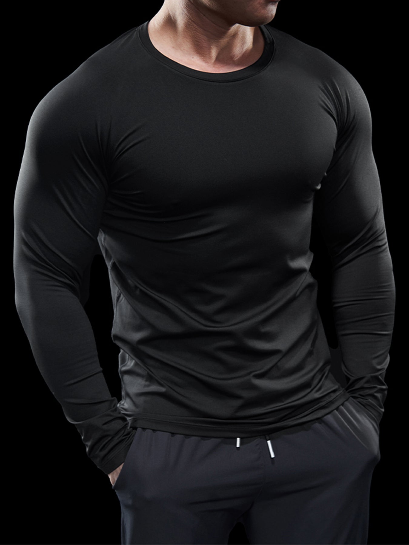PerformancePro Active Crew Neck Long Sleeve Tee – Fioboc