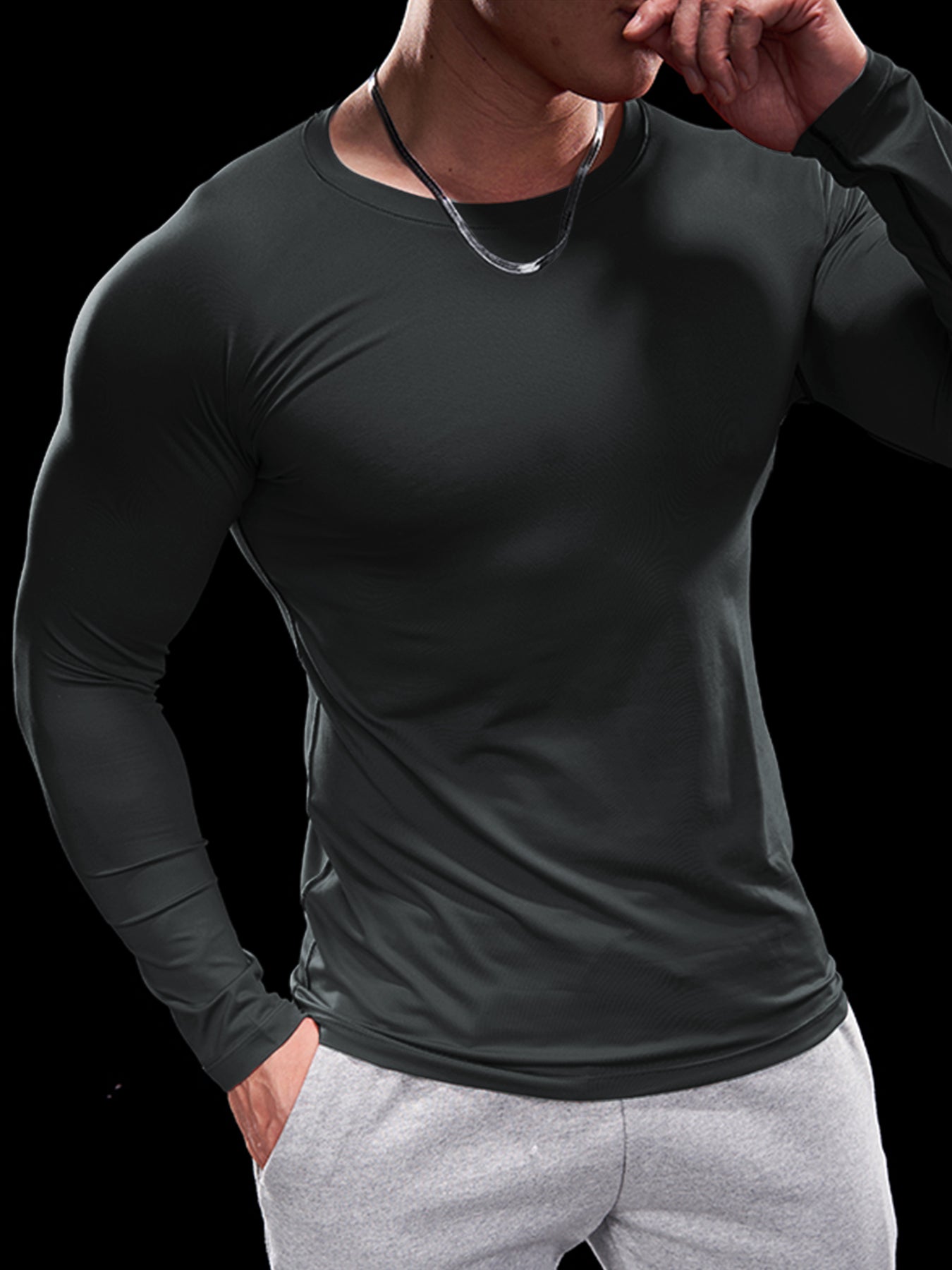 PerformancePro Active Crew Neck Long Sleeve Tee – Fioboc