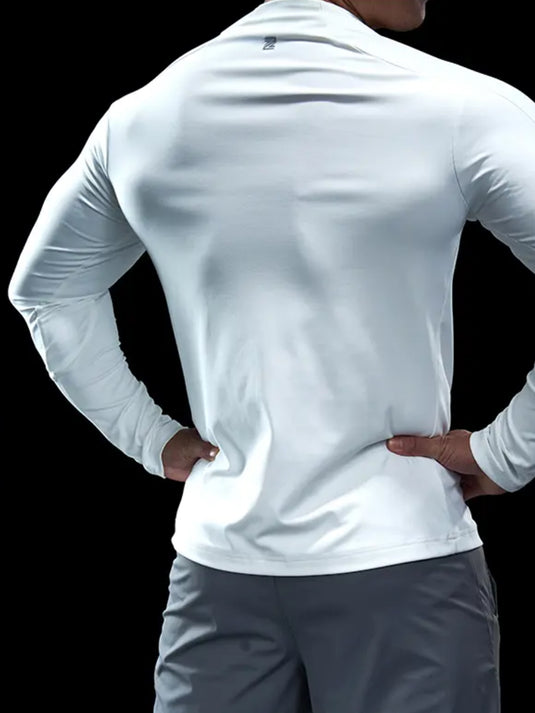 Men's Zip Up Quick Dry Crew Neck Sports Fitness Jacket – Fioboc