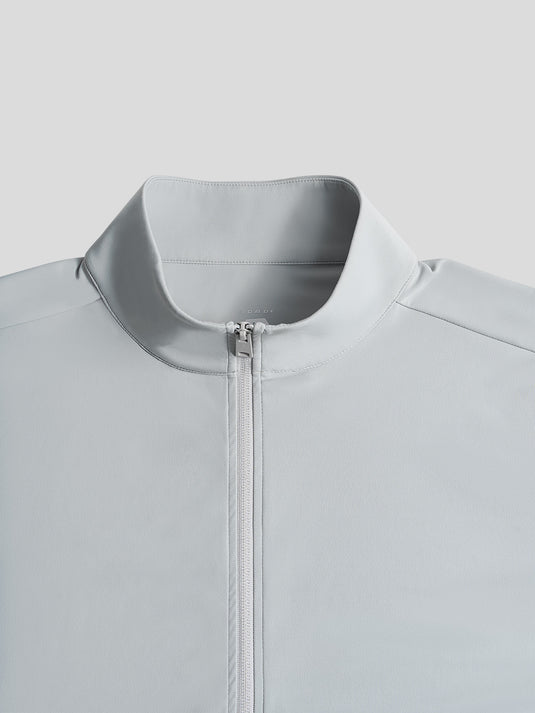 Men's Zip Up Quick Dry Mock Neck Sports Fitness Jacket – Fioboc