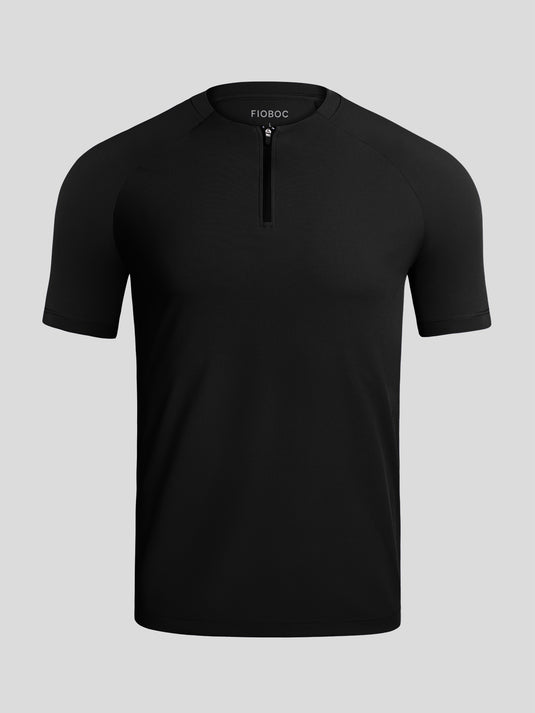 PerformancePro Active Quarter Zip Short Sleeve Tee – Fioboc