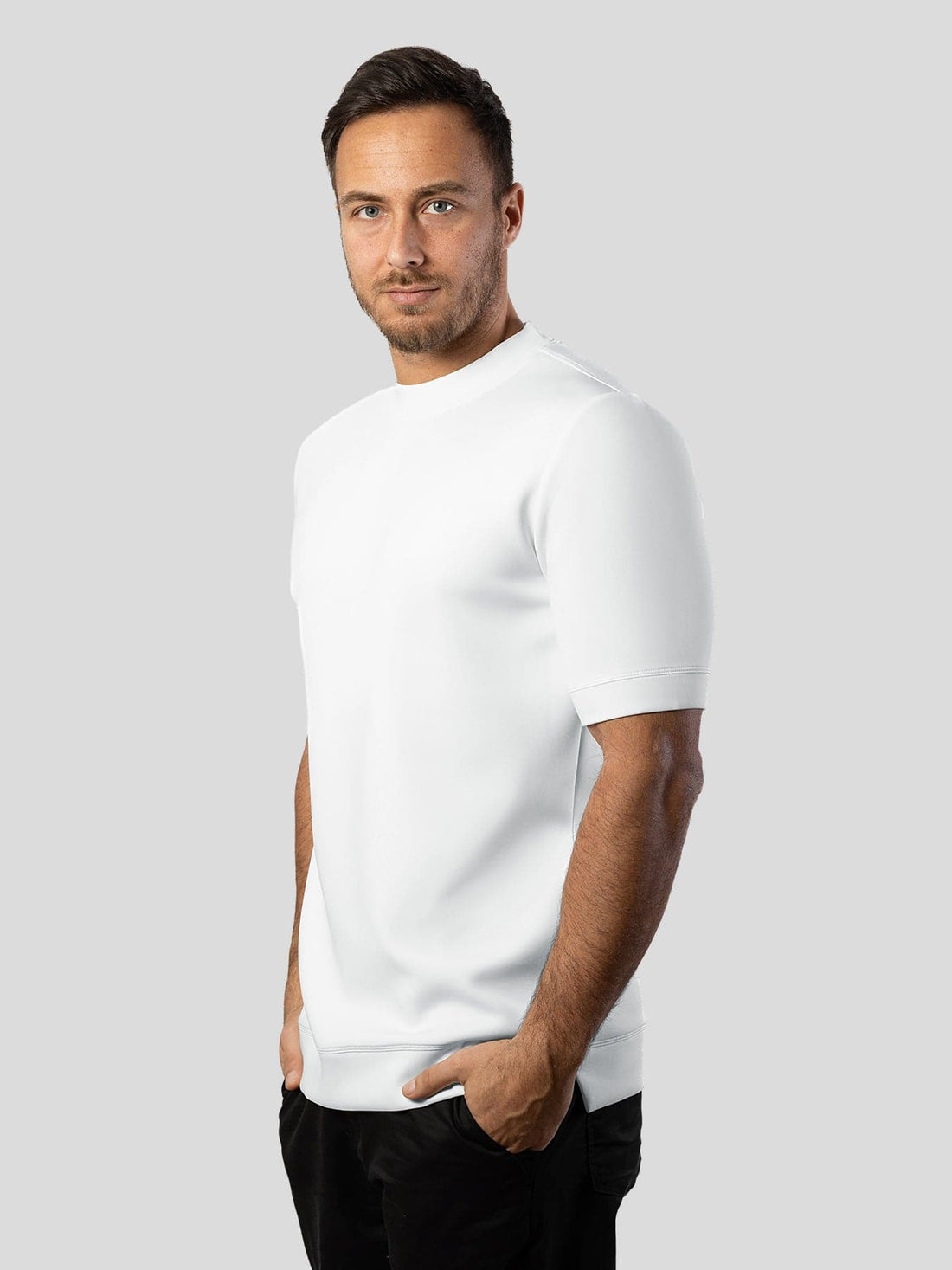 Fioboc Men's Soft T-shirts Modal Blend Short Sleeve Tee