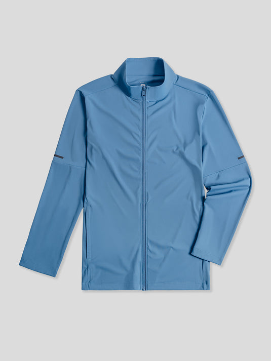 Men's Zip Up Quick Dry Mock Neck Sports Fitness Jacket – Fioboc